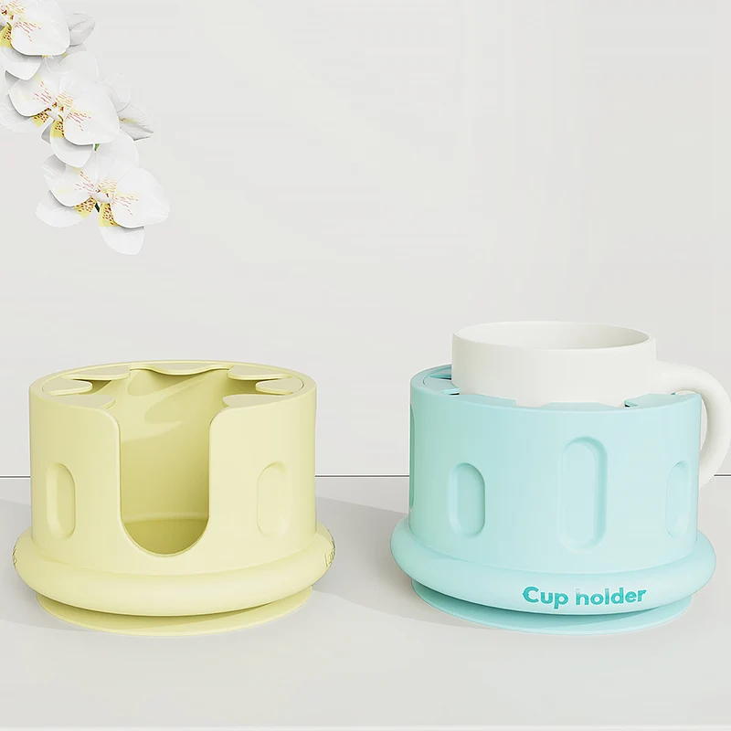 Table Coaster Anti-Spill Cup Holder Drinks Holder With Anti-Slip Cup ...