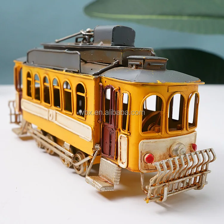 2022 Vintage Trolley Bus Model Toys - Antique Tram Collectibles
