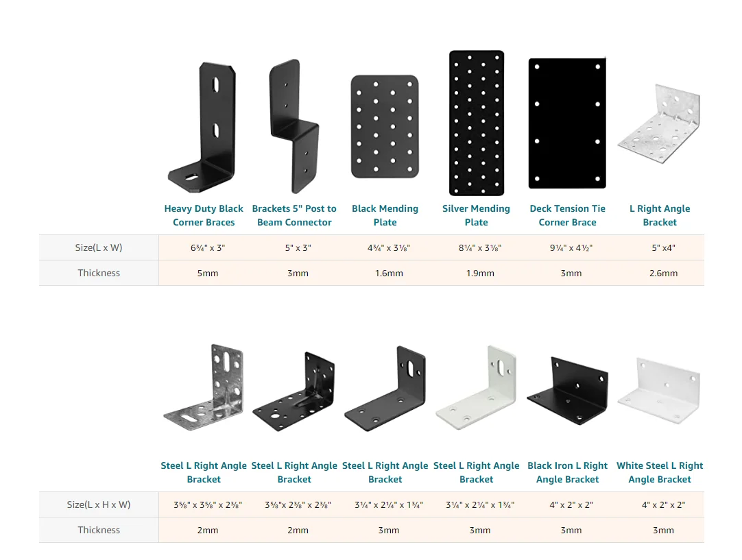 Galvanized Sheet Steel Wood Connectors Joist Hanger Custom Galvanized ...
