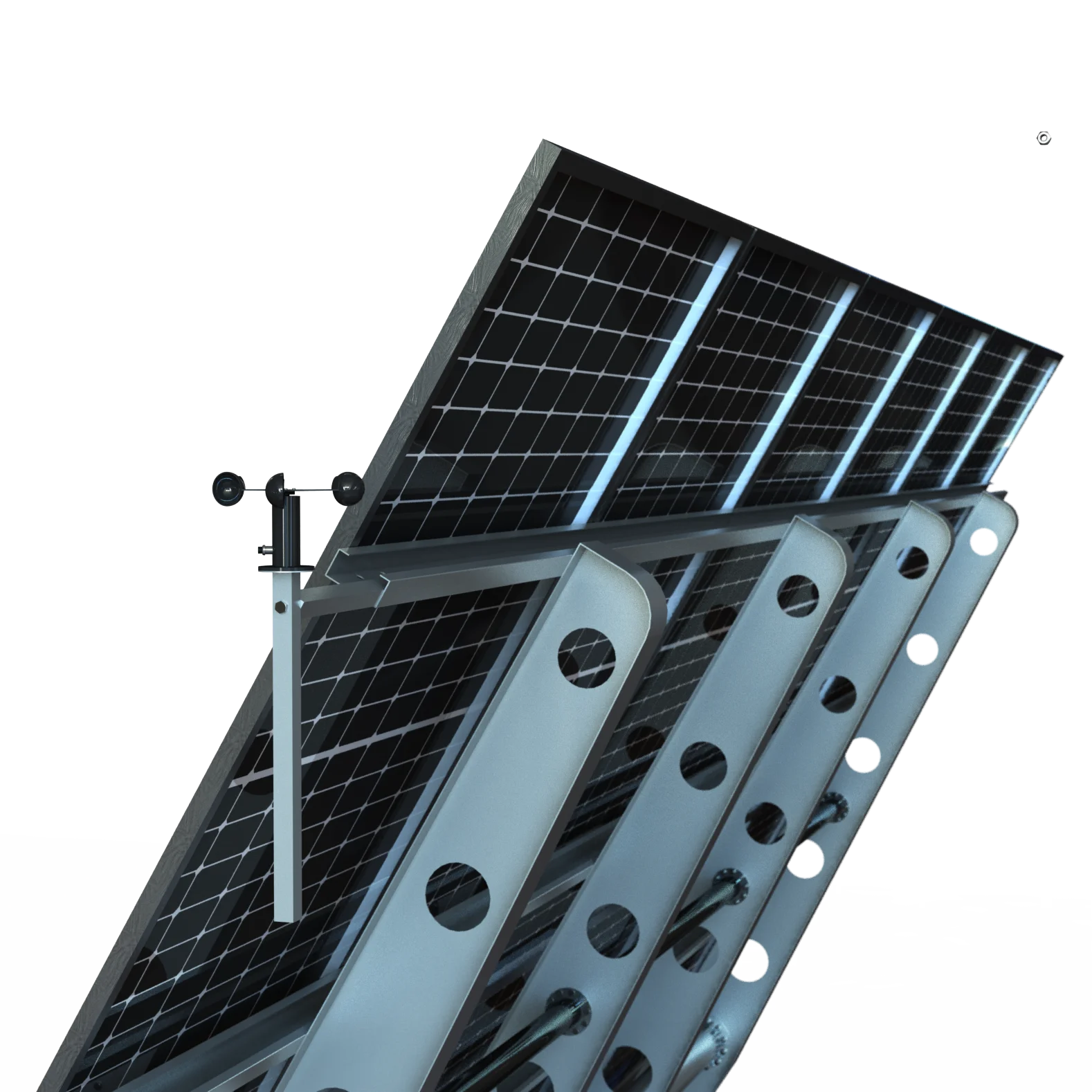 10KW BOFU Dual Axis Solar Tracker - Efficient Sun Tracking