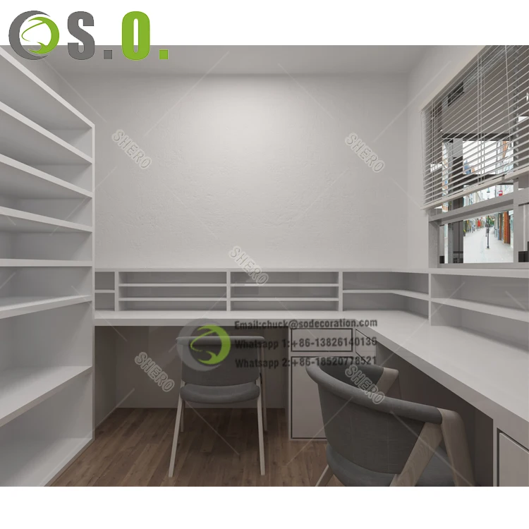 Custom Computer Display Table Showcase for Modern Retail Design ...