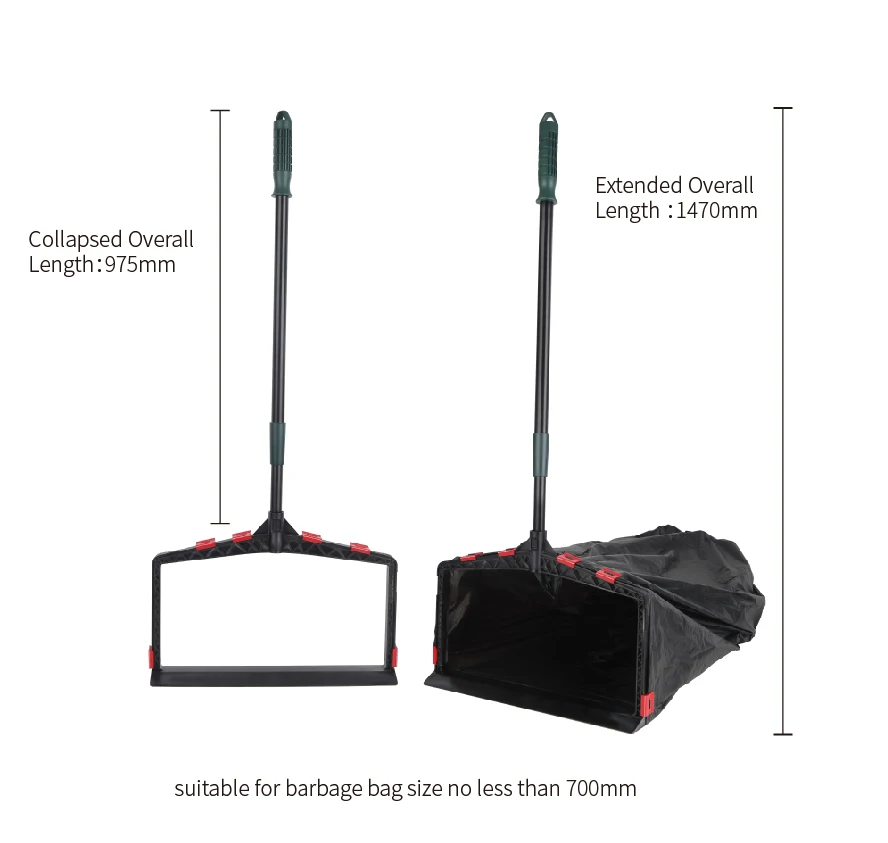 Fast Connection Telescopic Powder Coated Steel Handle Small Outdoor ...