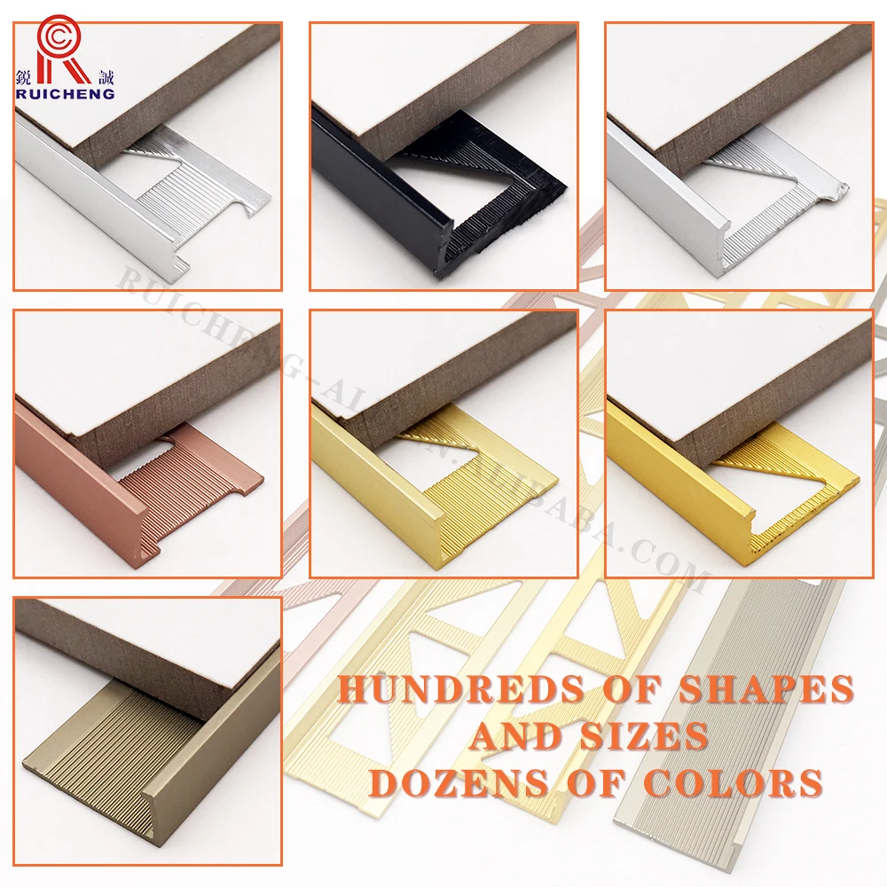 L Shape Profile Floor Ceramic Border Protector - Metal Guard