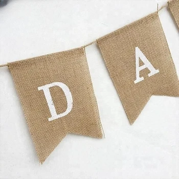 Party Festival Decoration Happy Birthday Banner Letter Fishtail Flag ...