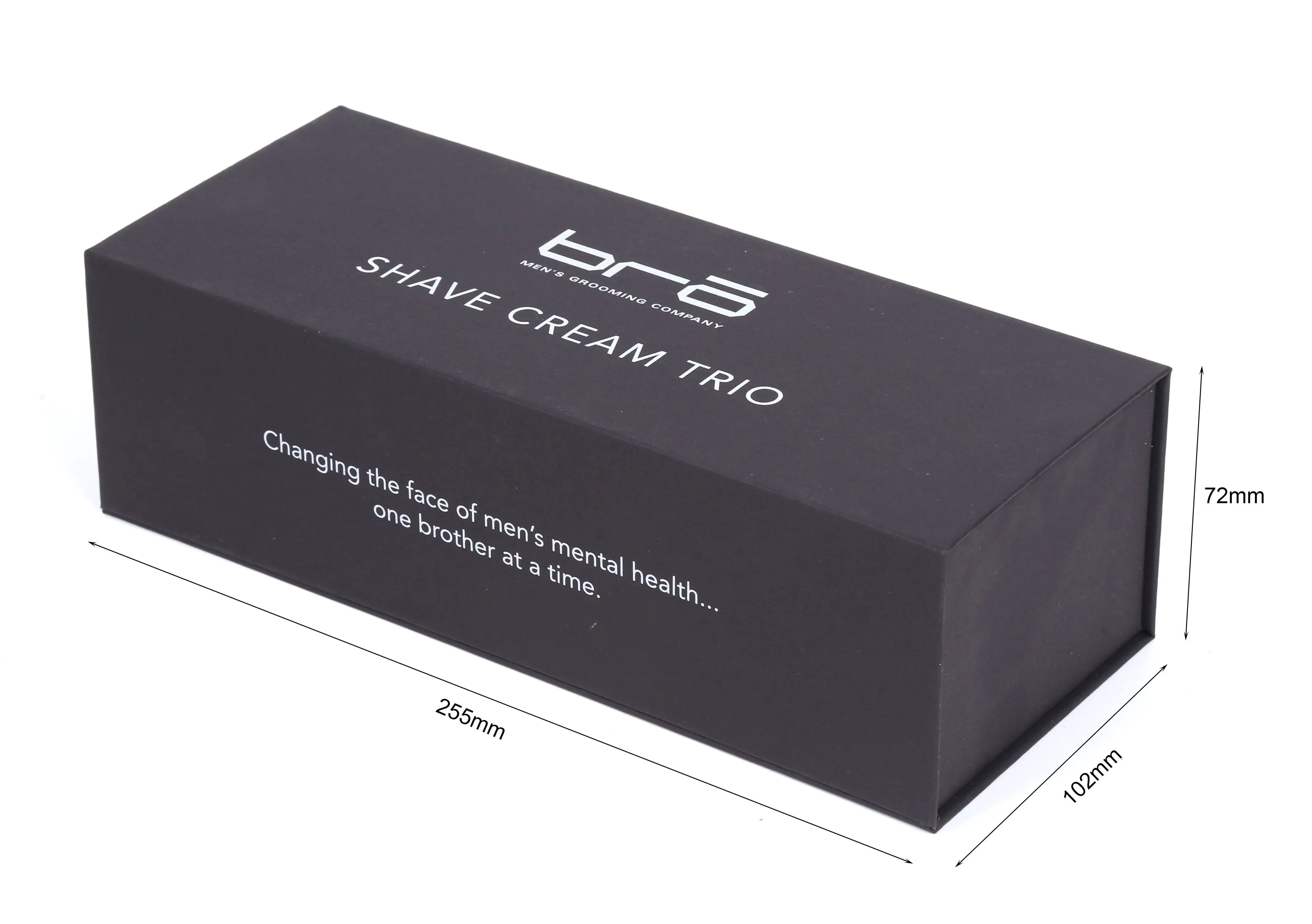 Magnetic Empty Jar Paper Box Matte Black Candle Box Packaging Cardboard ...