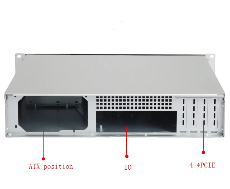 Industrial 2U Rackmount Server Case with ATX Support & HDD Slots