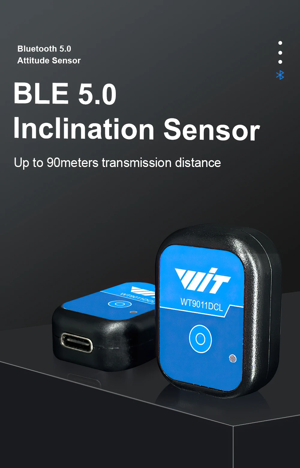 WitMotion WT9011DCL Gyroscope and Accelerometer Sensor with Magnetic ...