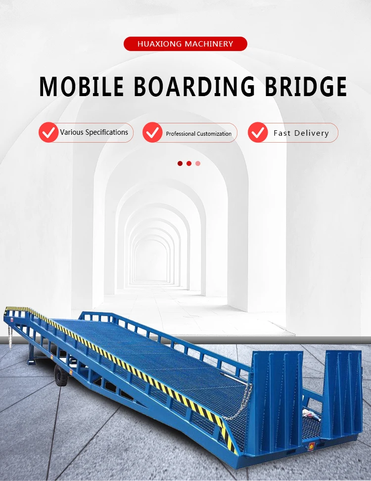 Hydraulic Dock Leveler Stationary Loading Ramp Bridge Fixed Boarding ...