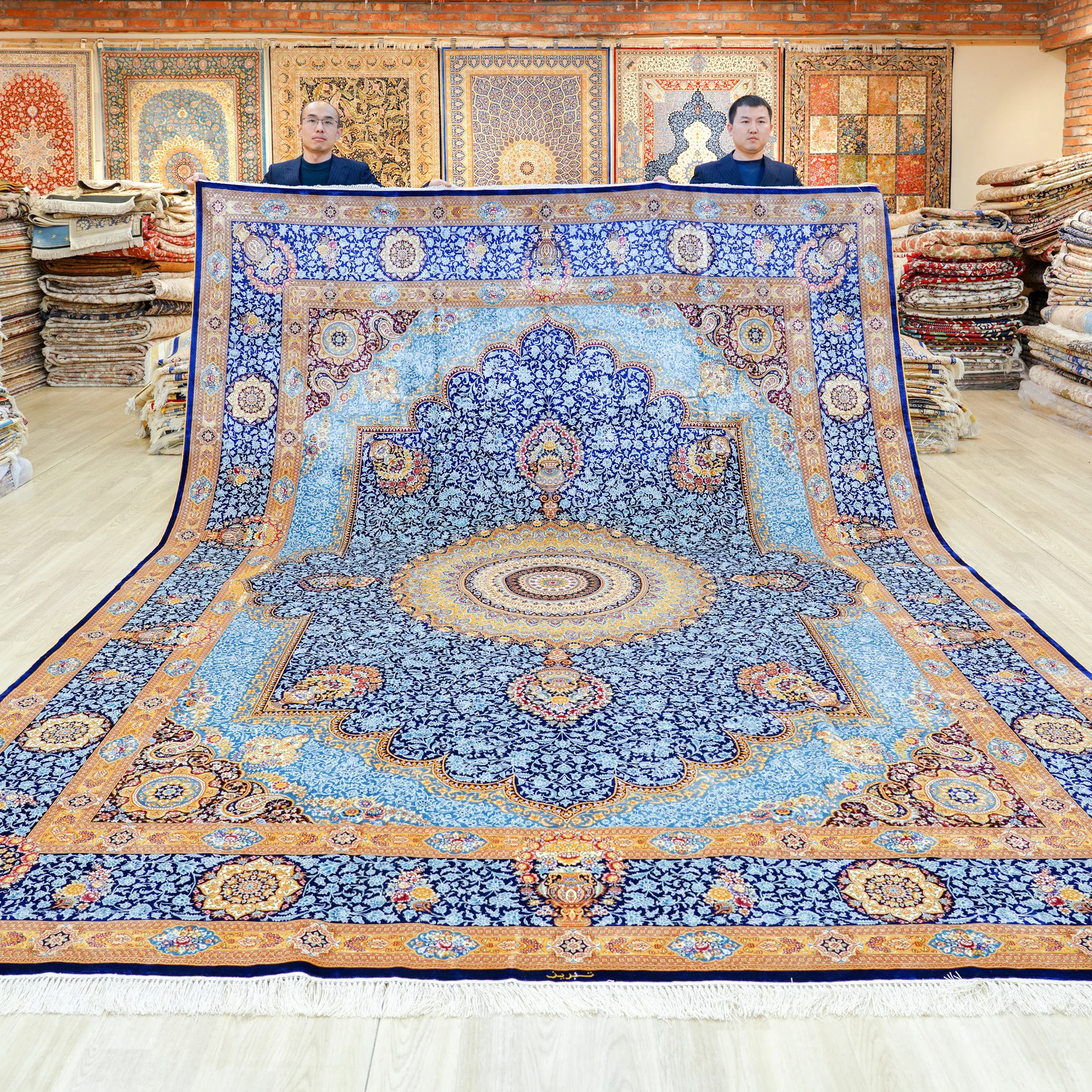 Alibaba.com: 9x12 ft Turkish handmade silk prayer rug from Turkey ...