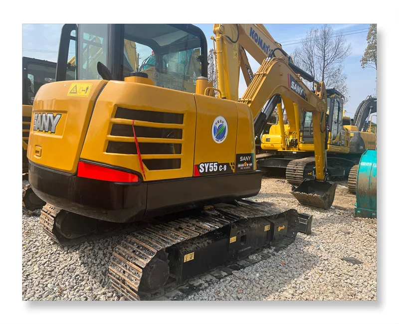 Second Hand Sany Sy55c-9 Excavator 5.5 Ton Mini New Condition China ...