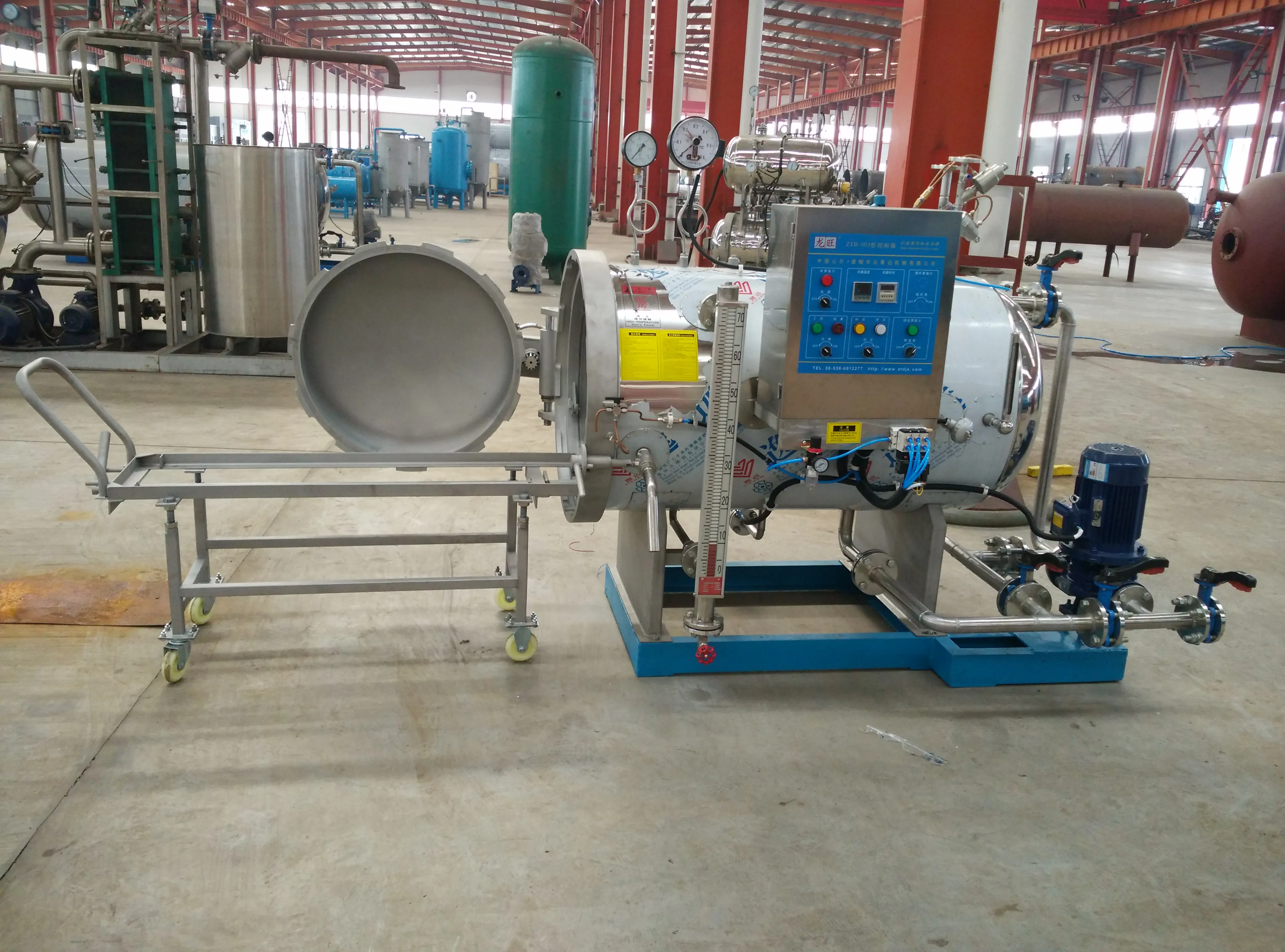 Small Pilot Retort Pouch Steam Autoclave Food Sterilizer Autoclave ...