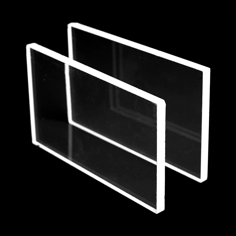 Custom Quartz Glass Window Piece - High Temperature Resistant