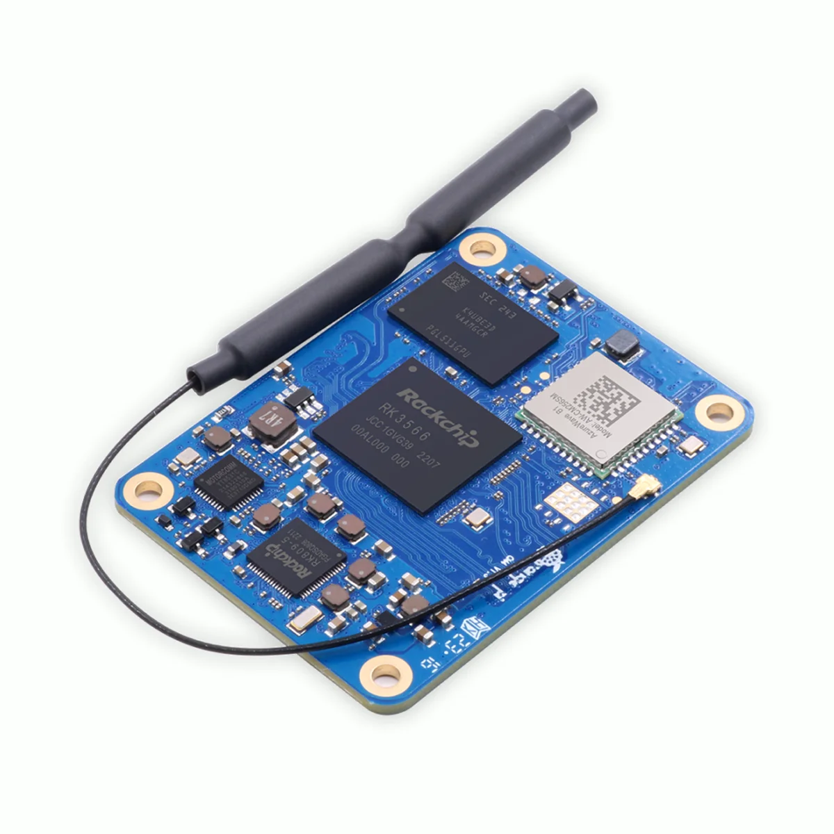 橙色pi计算模块4 Rockchip Rk3566四核64位cortex-a55 2.4g/5g双频wi-fi5 Bt 5.0单板计算机 ...