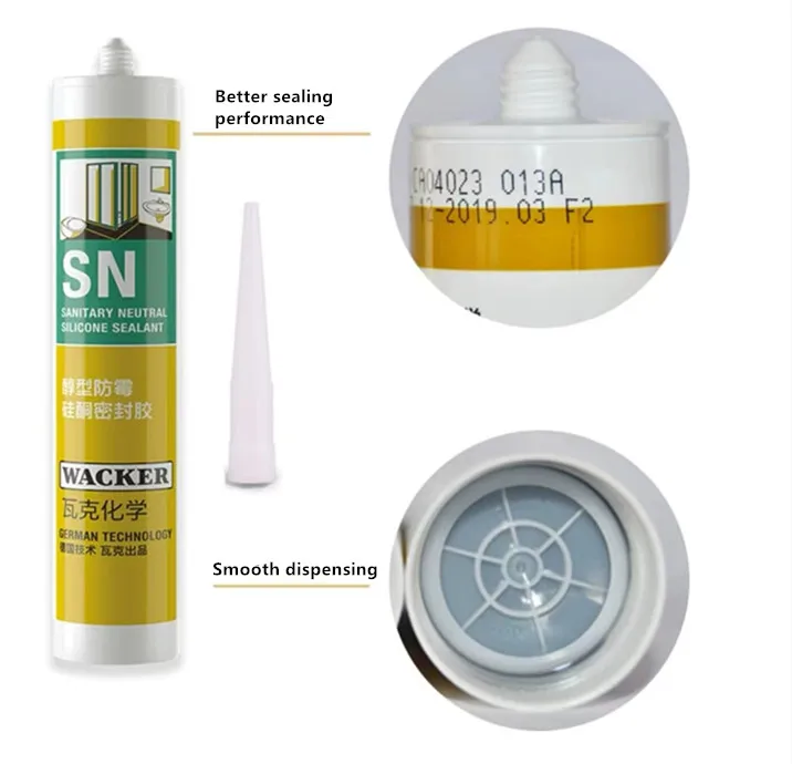 German Wacker Gp Sealant Glass Adhesive - Advanced Acidic Silicone ...