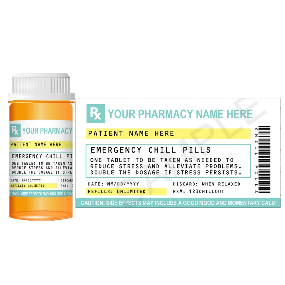 Custom Drug Label Pharmacy - Professional Medical Stickers