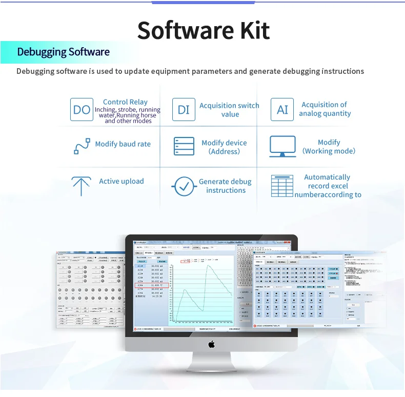 Dam0404d Serial Port Relay Io Control Module Board 4 Ethernet Rj45 Wifi Switch Plc Control ...