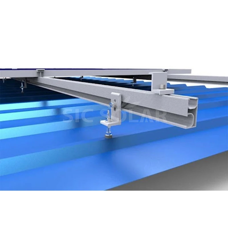 Aluminum Solar Structure Rail Pv System Mounting Rail Pv Profile Solar ...