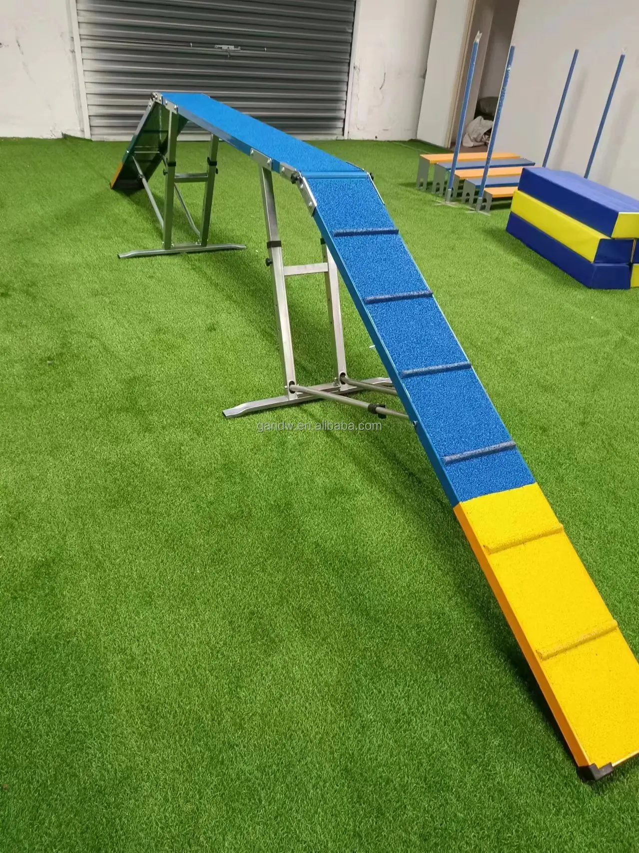8FT Dog Agility Training Walk Steel Dog Obstacles by GW