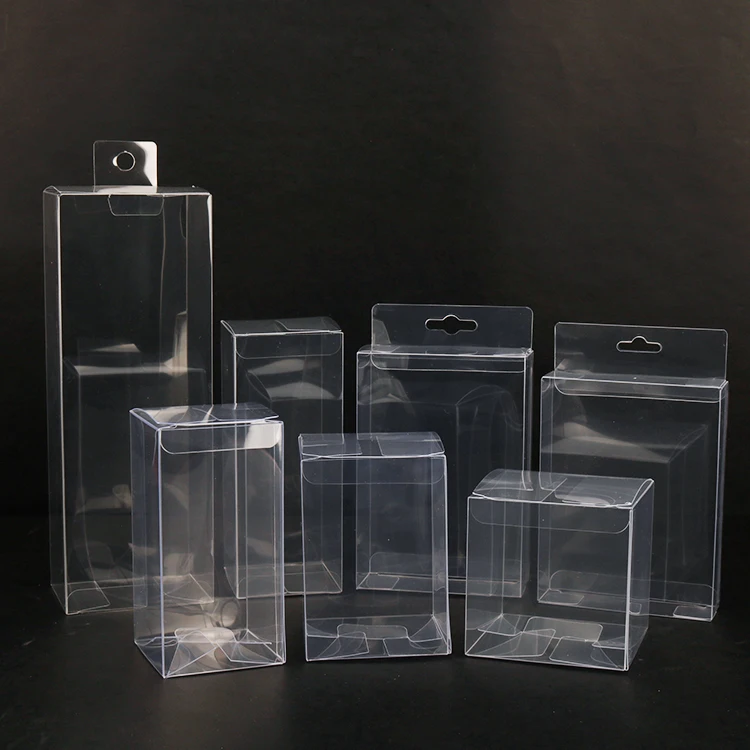 High Transparent PET RPET Plastic Packaging Boxes