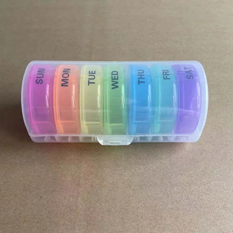 Customize New Design 7-day Pill Organizer Storage 7 Days Pill Case ...
