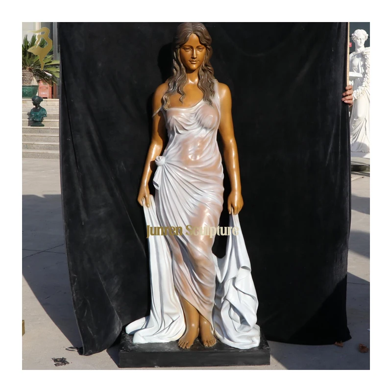 Life Size Sexy Bronze Women Statue - Beautiful Sculpture