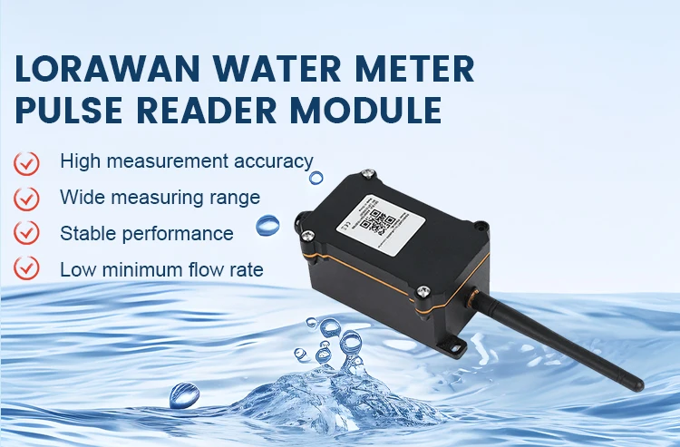 Lorawan Counter Sensor Collector Output Water Meter Pulse Reader Reading System Amr Module Buy