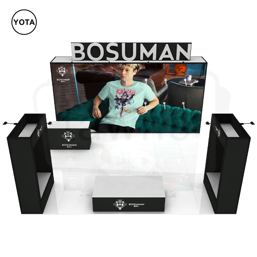 Tawns 6x6 Modular Floor Standing Aluminum Profile Exhibition Booth ...