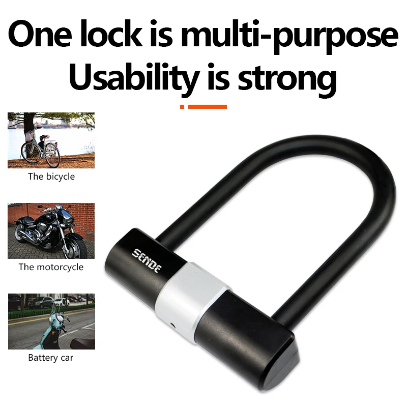 Bike Security Long Anti Shear Combination U Lock with Smart Anti Theft Technology| Alibaba.com
