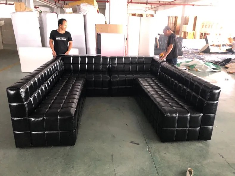 L Shape U Shape Custom Nightclub Bar Lounge Furniture