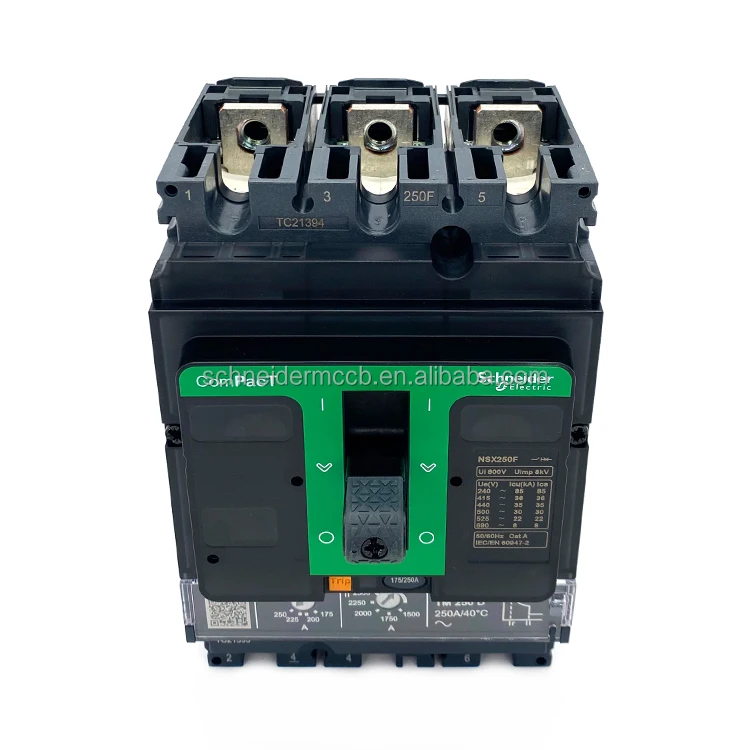 断路器380v/415v可调mccb C25f3tm200 200a 3p紧凑型nsx Nsx250f Mccb - Buy 紧凑型nsx ...