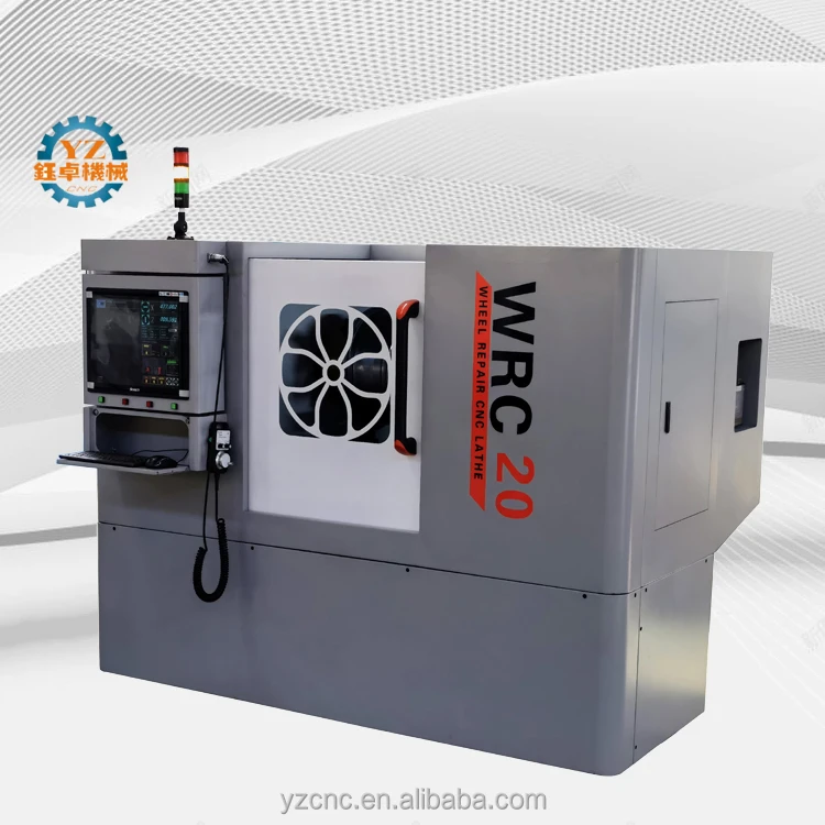 Diamond Cutting Vertical Cnc Automatic Car Alloy Wheel Repair Machine ...