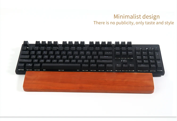 Walnut Mechanical Keyboard Hand Rest Suitable For 60 Keys 87 Keys 104 ...