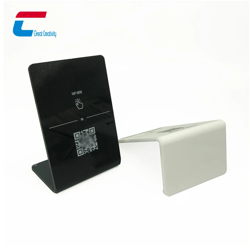Customized NFC Stand with QR Code for Google Reviews