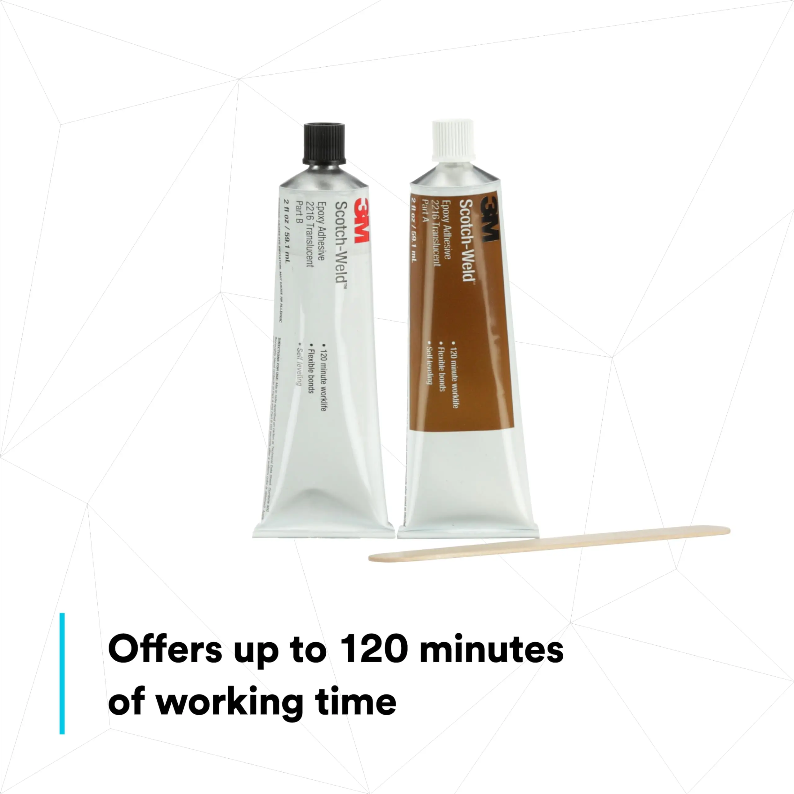 3m Scotch-weld Epoxy Resin Adhesive 2216 Translucent Heat-resistant ...