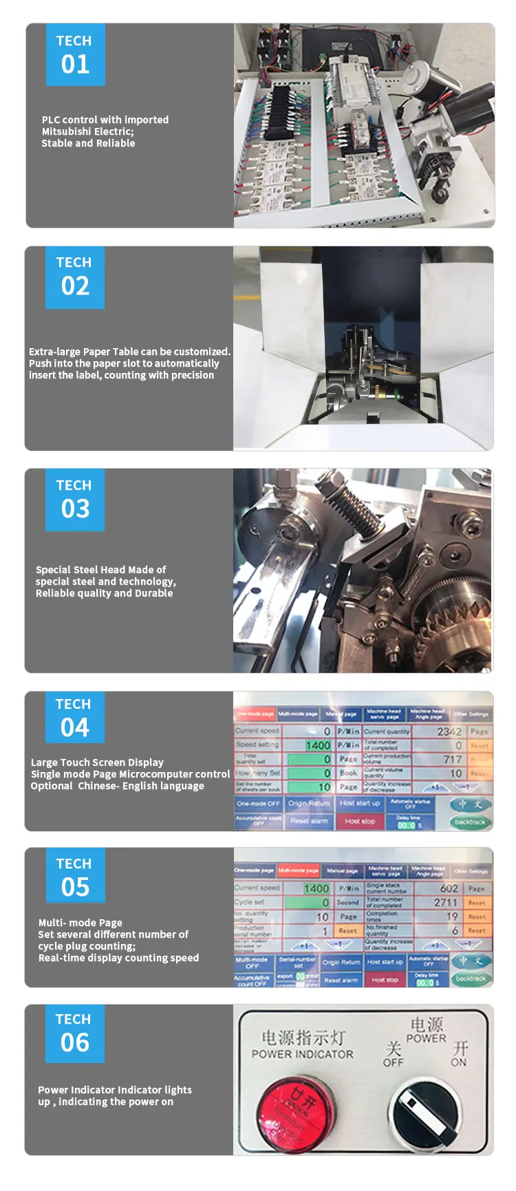 Automatic A4 Paper Sheet Counting Machine With Label Marking Function ...