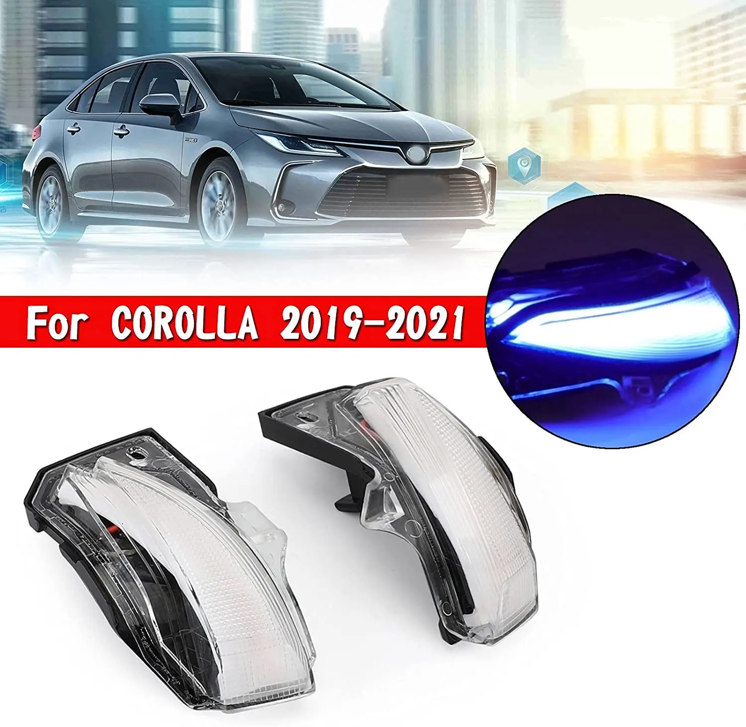 Auto Parts Car Side Mirror Lamp for Corolla 2019-2020