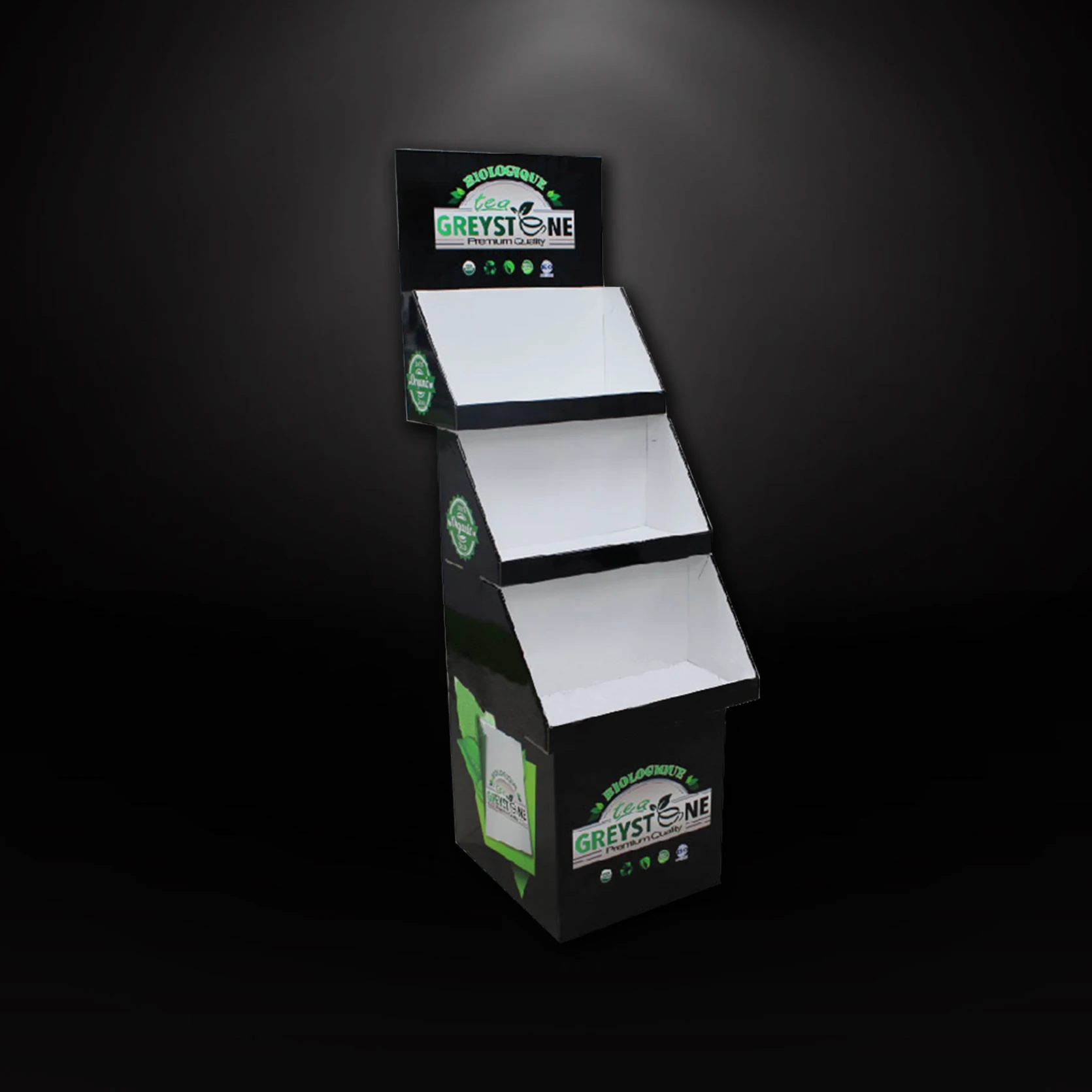 Retail Promotion Stackable Free Standing Point Of Sale Die Cut Grocery ...