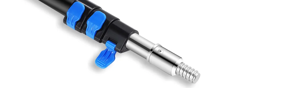 Universal Threaded Metal Tip Multi-Purpose Paint Roller Extendable Pole ...