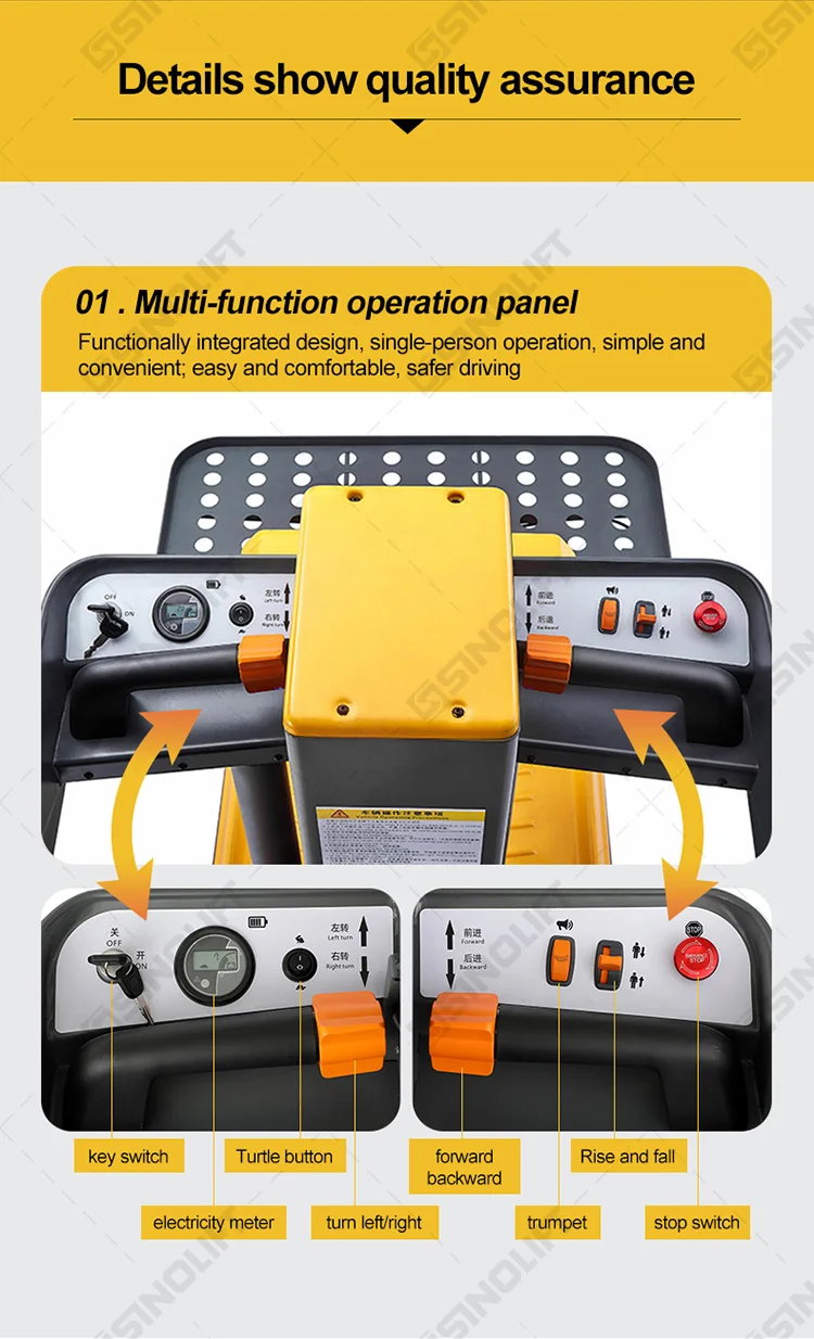 SINOLIFT Drivable Elevated Work Platform Low-Level Self Propelled ...