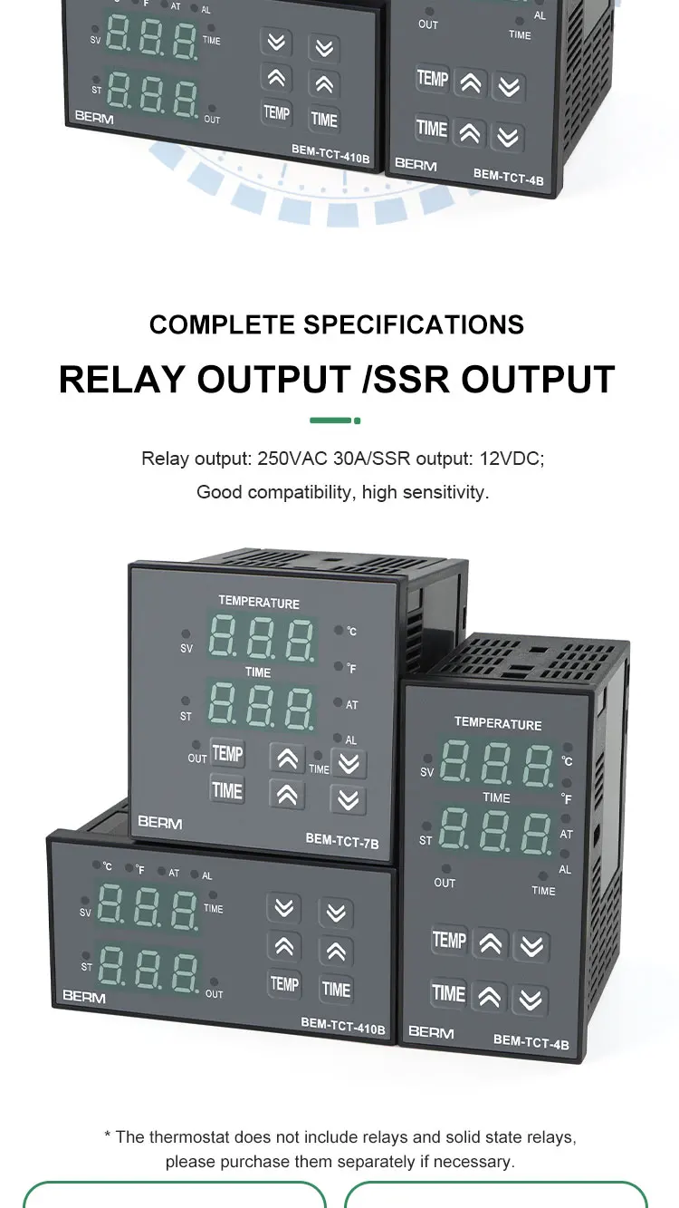 BERM Temperature and Time Integrated Controller - Accurate Control