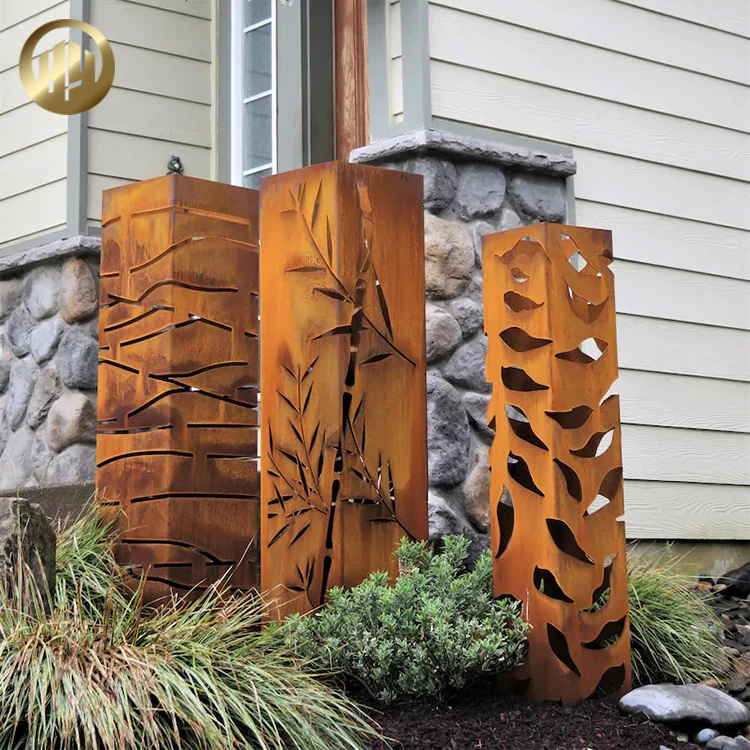 Garden Landscape Corten Steel Rusty Metal Light Cover