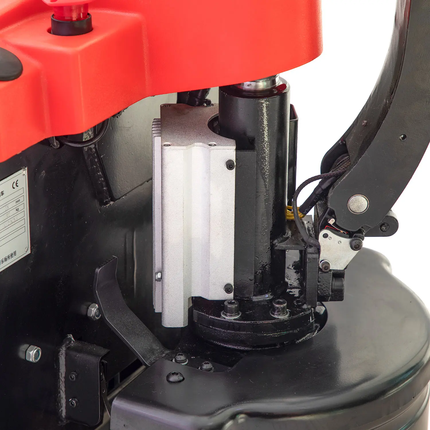 2 Ton Electric Pallet Stacking Truck Warehouse Cargo Electric Hydraulic ...