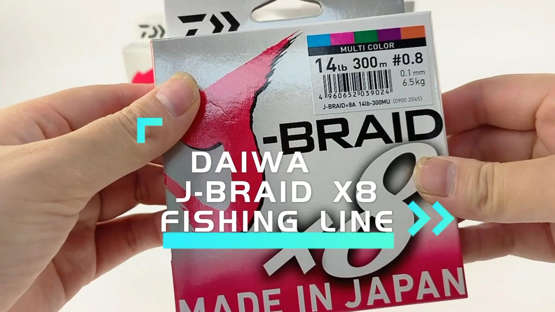 Daiwa J-braid 300m Pe 14-100lb Japan Pe Line 8x Braided Fishing Line ...
