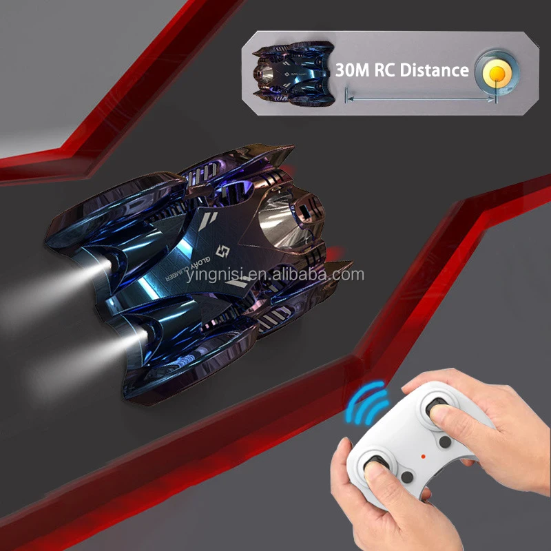 New Zero Gravity Wall Climbing Rc Car Rechargeable Indoor Stunt Wall ...