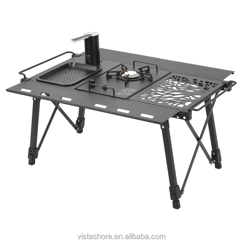 Portable Compact Modular 25x36CM Camp Table with X-Frame Aluminum ...