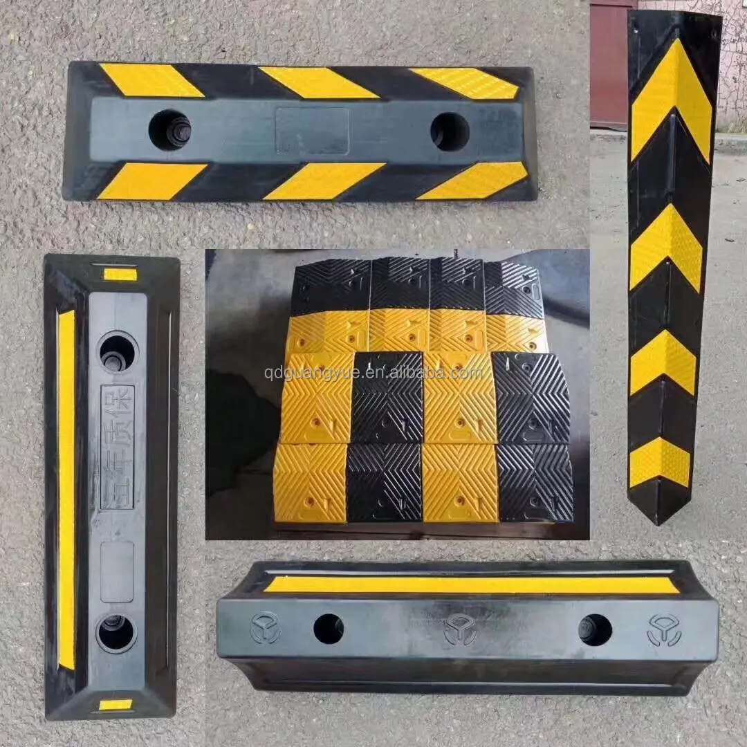 Heavy Duty Rubber Car Ramp Bump Traffic Speed Hump Making Machine ...