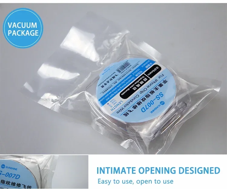 SUNSHINE SS-007D 0.01mm 150M Superfine Jump Wire for IPhone Chip CPU ...