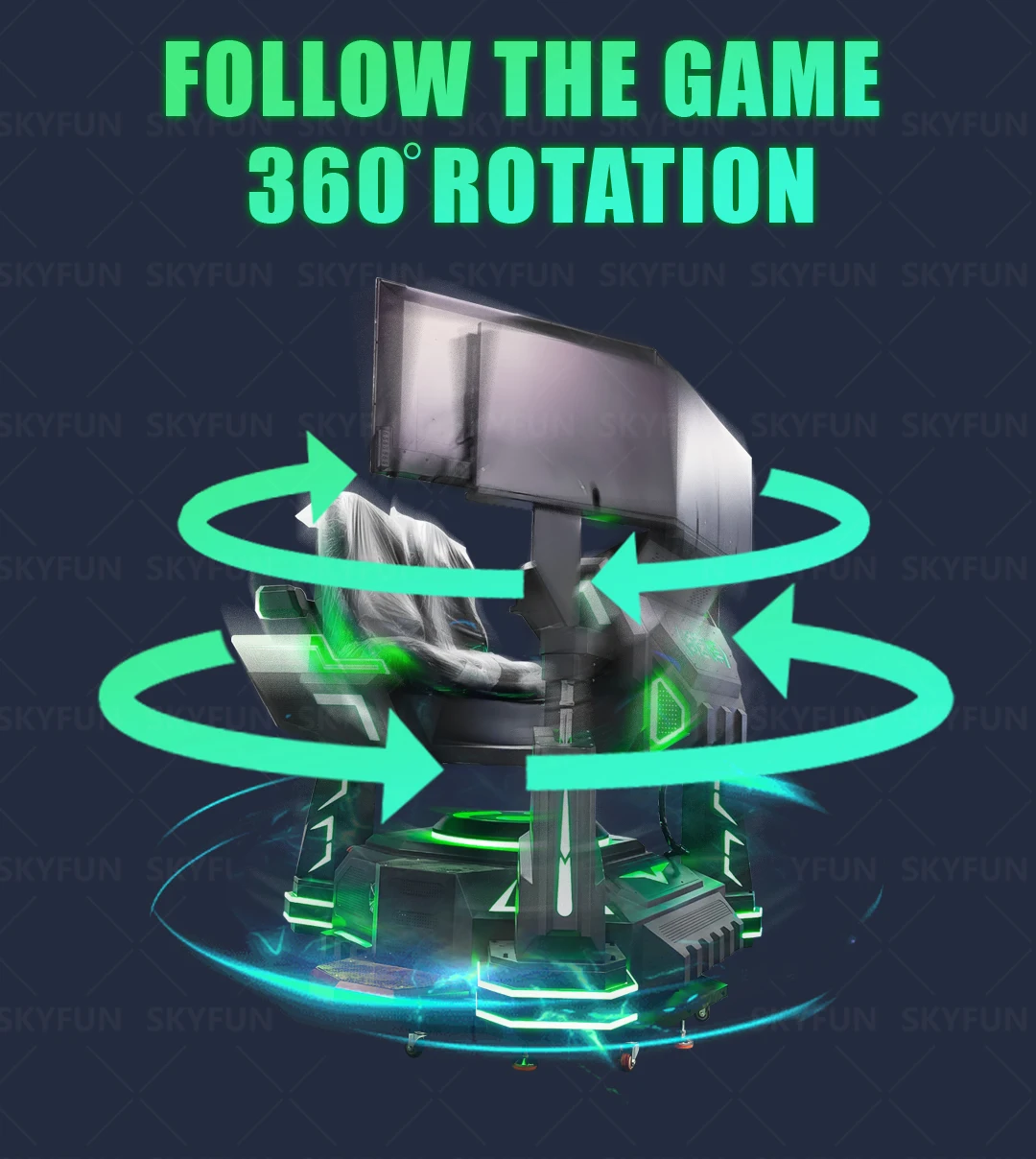 3 Dof 3 Screens Racing Car Simulator - Dynamic Motion Drive