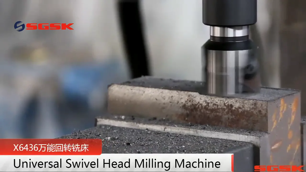 Universal Rotary Head Milling Machine X6432 Vertical Horizontal Milling ...