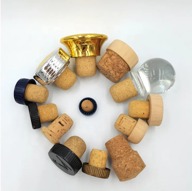 Wine Cork Stopper Bottle Stopper Cap Bar Top Cap For Wine Bottle Spirit ...